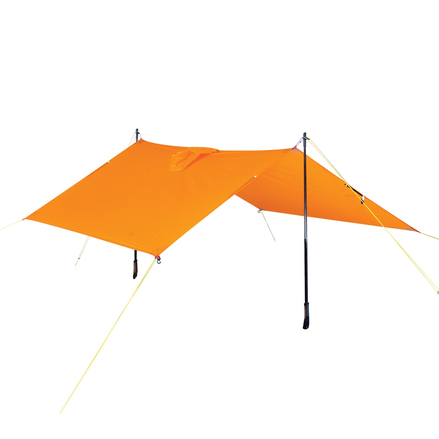 Poncho Tarp Sil/PU 15D Nylon Orange - Mont Adventure Equipment