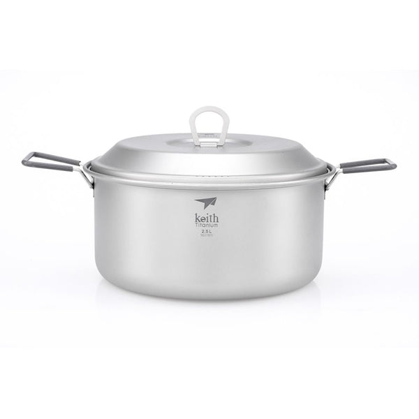 Keith 2-Piece Titanium Pot and Pan Cook Set 2.5L - Mont Adventure Equipment
